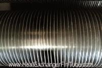 China Aluminum 1100 Annealed L Knurled Finned Tubes With 0.45mm Fin Thickness for sale