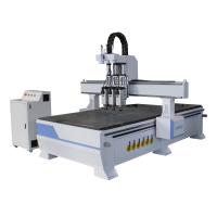 China CNC Router Machine Pneumatic 3 spindles wood furniture cutting machine for sale