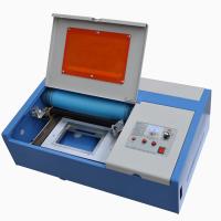 China 40W Small Laser Engraving Cutting Machine 30x20cm For Rubber Stamp for sale