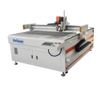 China Fabric Leather Oscillating Knife Cutter Garment Pattern Cutting Machine for sale