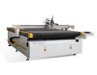 China Glass Rubber Fiber Oscillating Knife Cutting Machine 1600x2500mm for sale