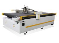 China Glass Rubber Fiber Oscillating Knife Cutting Machine 1600x2500mm for sale