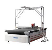 China Leather Oscillating Knife Cutting Machine For CNC Router 3 Phase With CCD for sale