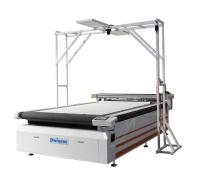 China Leather Oscillating Knife Cutting Machine For CNC Router 3 Phase With CCD for sale