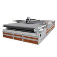 China EPS Foam Fabric Leather CNC Oscillating Cutting Machine for sale