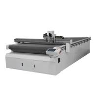 China EPS Foam Fabric Leather CNC Oscillating Cutting Machine for sale