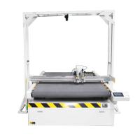 China Automatic Foam Leather CNC Oscillating Knife Cutter for sale
