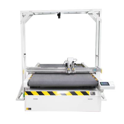 China Automatic Foam Leather CNC Oscillating Knife Cutter for sale