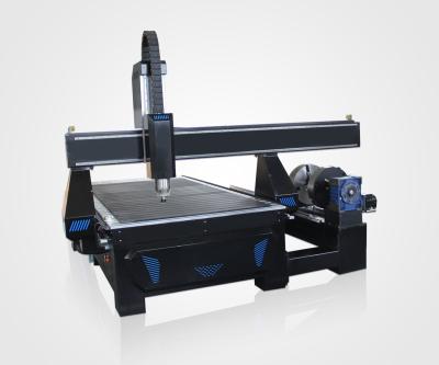 China Cnc Router Woodworking Wood Carving Machine Wood 5 Axis Cnc Router with Rotary Device for sale