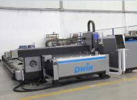China Rotary Device Laser Pipe Cutting Machine DWIN 1000W Laser Iron Cutter for sale