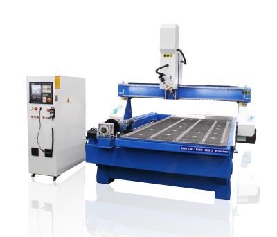 China 1300x2500mm 1325 4 Axis Wood CNC Router 2.2kw-9kw for sale