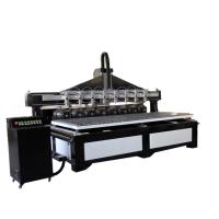 China cnc 1325 multiheads four heads processing router mdf cabinet wood carving machine for sale