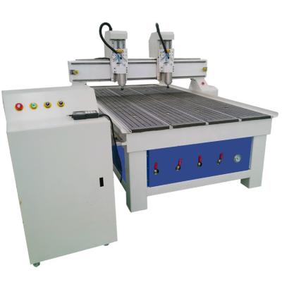 China Double Multihead 4x8 CNC Routers For Woodworking 1300x2500mm for sale