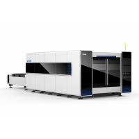 China Stainless Steel Cnc Fiber Laser Cutting Machine With Cover Exchange Table 2000w for sale