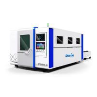 China Stainless Steel Cnc Fiber Laser Cutting Machine With Cover Exchange Table 2000w for sale