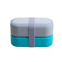 China Stay Eco-Friendly on Your Picnic with our 2-Layer Organic BPA Free Plastic Lunch Box for sale