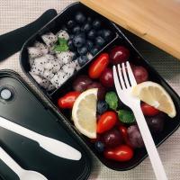 China Eco-friendly Custom Logo BPA Free Lunch Box for Adults Kids Microwave and Dishwasher Safe for sale