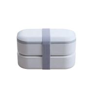 China Stay Eco-Friendly on Your Picnic with our 2-Layer Organic BPA Free Plastic Lunch Box for sale