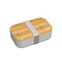 China Lattice Quantity 2 Eco-Friendly Custom Black Plastic Microwave Safe Lunch Box for Kids for sale