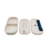 China Rectangle Reusable Bento Food Container Lunch Box Eco-Friendly OEM with 0-1L Capacity for sale