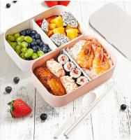 China Convenient Bento Lunch Box for Kids Includes Soup Cup Heat Preservation Bags for sale