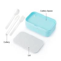 China Kid School Lunchbox Insulated Lunch Box with Spoon and CLASSIC Design Plastic Container for sale