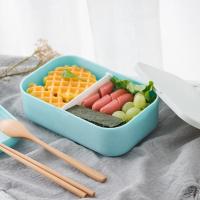 China Brotdose mit Trennwand Kinder Kunsstoff and BPA Free Lunch Box with Movable Divider for sale