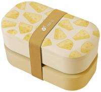 China 189.5*105*112.4 mm Double Layer Fridge BPA Free Food Lunch  Container for sale