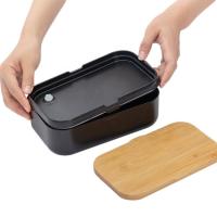 China Bamboo Lid Bento Lunch Box 1000ml Capacity for Healthy Eating and Sustainable Living for sale
