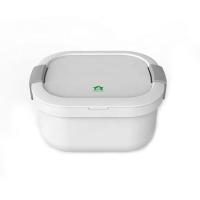 China 1720 ml 2 in 1  Inner Tray and Sauce Jar BPA Free Set Plastic Salad Bowl with Lid for sale