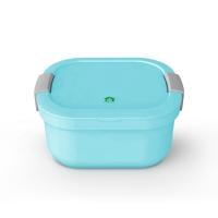 China 1720 ml 2 in 1  Inner Tray and Sauce Jar BPA Free Set Plastic Salad Bowl with Lid for sale