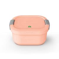 China 1720 ml 2 in 1  Inner Tray and Sauce Jar BPA Free Set Plastic Salad Bowl with Lid for sale