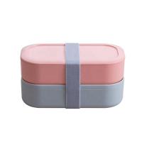 China Blue Pink Black White or Customized Eco-Friendly Microwavable Lunch Box Set for Kids and Adults for sale