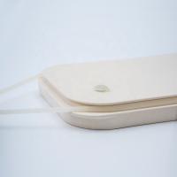 China Stocked Market Glitter Gift Bento Box 196.5*124*74mm with Easy Clean Bamboo Fiber Lid for sale