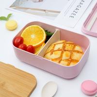 China Stocked Market Glitter Gift Bento Box 196.5*124*74mm with Easy Clean Bamboo Fiber Lid for sale