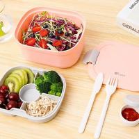 China PP Plastic Type Custom Large Capacity Food Container Kids Bento Snack Box for Children for sale