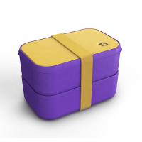 China Food Container Feature Microwavable 2-Layer 1000-2000 ml Lunchbox for Adults and Kids for sale