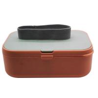 China Customizable Large Capacity BPA Free Bento Lunch Box with Cutlery and Movable Divider for sale