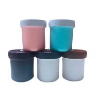 China Food Grade BPA Free Eco-friendly Colorful Customized Plastic Juice Cup for Ice Cream for sale
