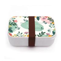China Leak-Proof Plastic BPA-Free Eco Bamboo Bento Lunch Box for Freezer and Microwave Safe for sale