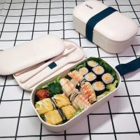 China Food Grade Lunch Box with Cutlery Spoon Fork Knife Custom and Reusable for sale