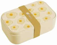 China Single Tier Eco-friendly One Layer BPA Free Bamboo Fiber Lunch Box TF105 for sale