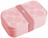 China Microwavable Lunch Box Eco Bamboo Fiber Plastic for Adults and Teenagers for sale