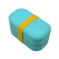 China Customized Logo Portable Food Grade BPA Free Insulated Bento Lunch Box for Adult Kids for sale