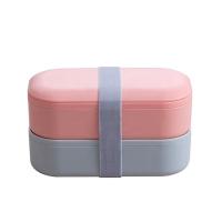 China Customized Logo Portable Food Grade BPA Free Insulated Bento Lunch Box for Adult Kids for sale