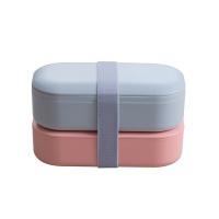 China Large Capacity Bento Box for Adult 100% Leakproof Natural Plastic Lunch Box Easy to Clean for sale