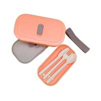 China Large Capacity Bento Box for Adult 100% Leakproof Natural Plastic Lunch Box Easy to Clean for sale