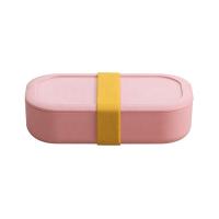China Leak-proof On-the-go Lunch Bento Box with Adjustable Divider and Customized Logo for sale