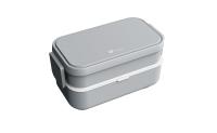 China Lattice Quantity 3 Nestable Eco-Friendly 2 Layers Lunch Box Gift Set for Children for sale