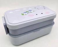 China Leak Proof Nestable Design Customized Logo Color Box Lunch Box Set for Adult and Children for sale